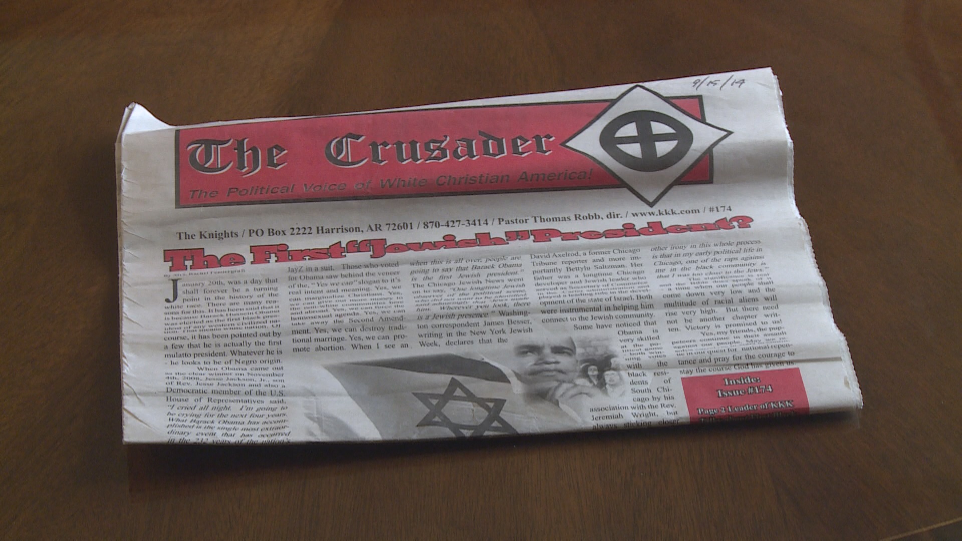 KKK newspapers delivered in Zeeland | wzzm13.com