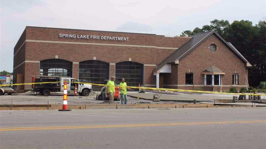 Spring Lake Fire Department construction on time, under budget | wzzm13.com