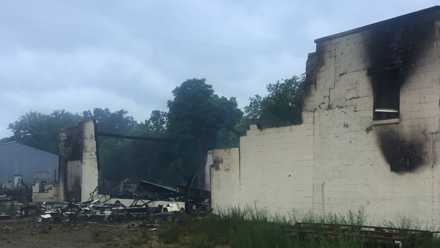 Fire causes Ionia building to collapse, forces residents to evacuate ...