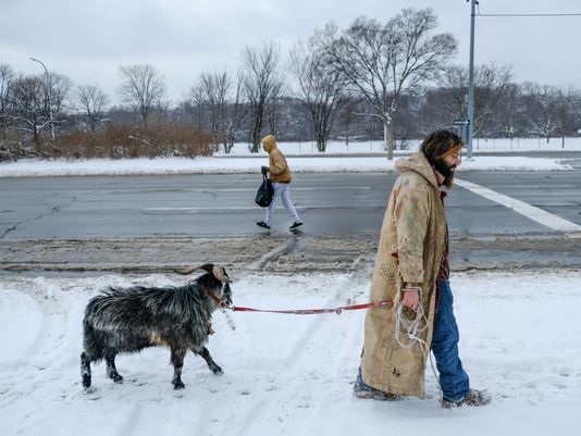 Detroit goat man still cheerful despite brutal attack | wzzm13.com