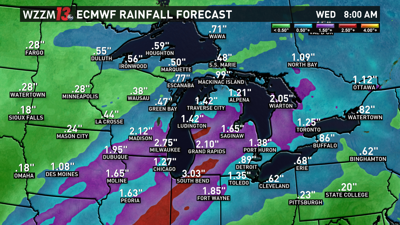 Rain boots in February? Heavy rain will leave West Michigan soggy ...